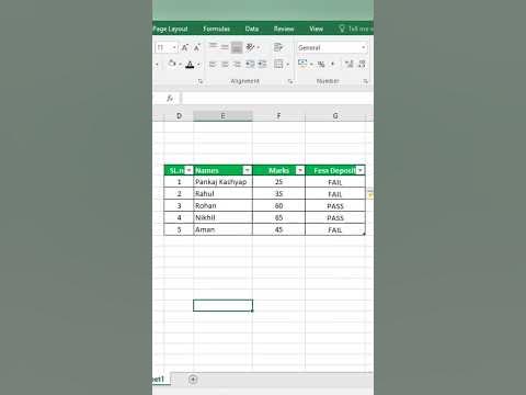 excel formula - YouTube