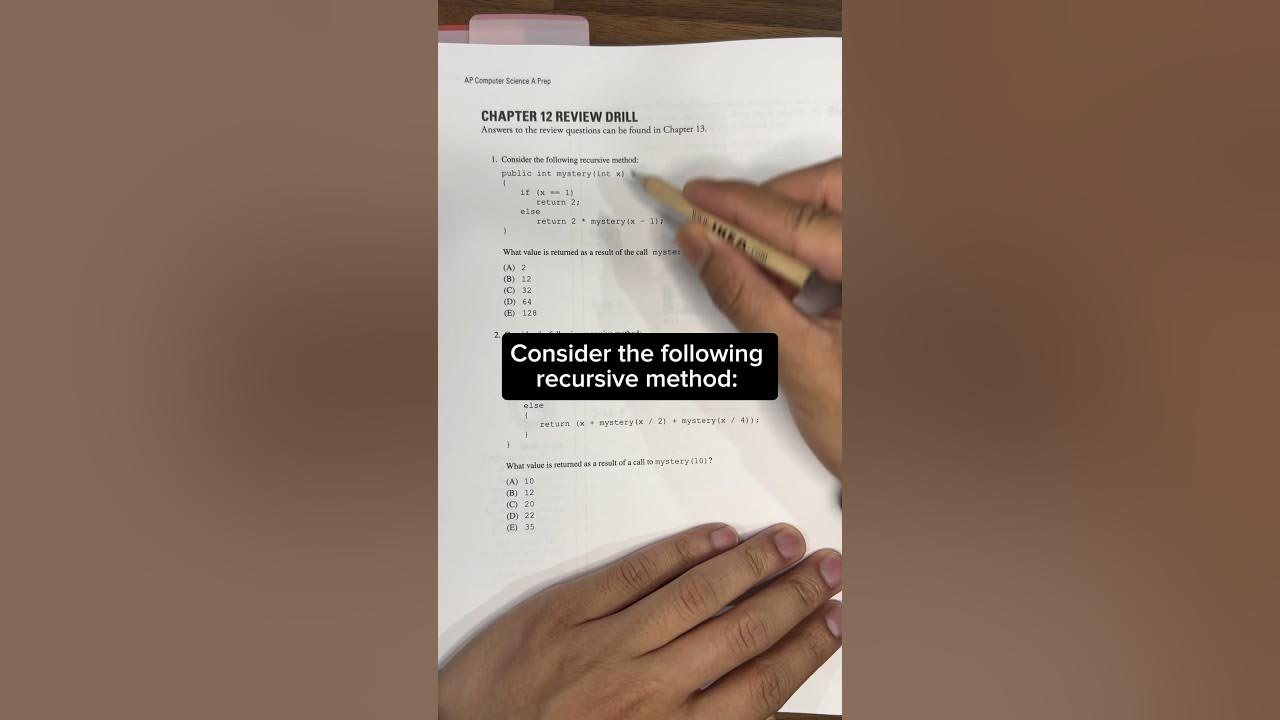 This Is A Hard Recursion Problem 🤯 Computerscience Coding Stem Recursion Apcompsci Shorts