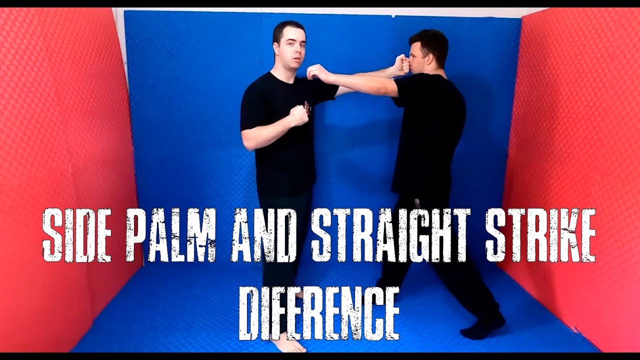 Wing Chun Difference between Side Palm Strike & Straight Punch - YouTube