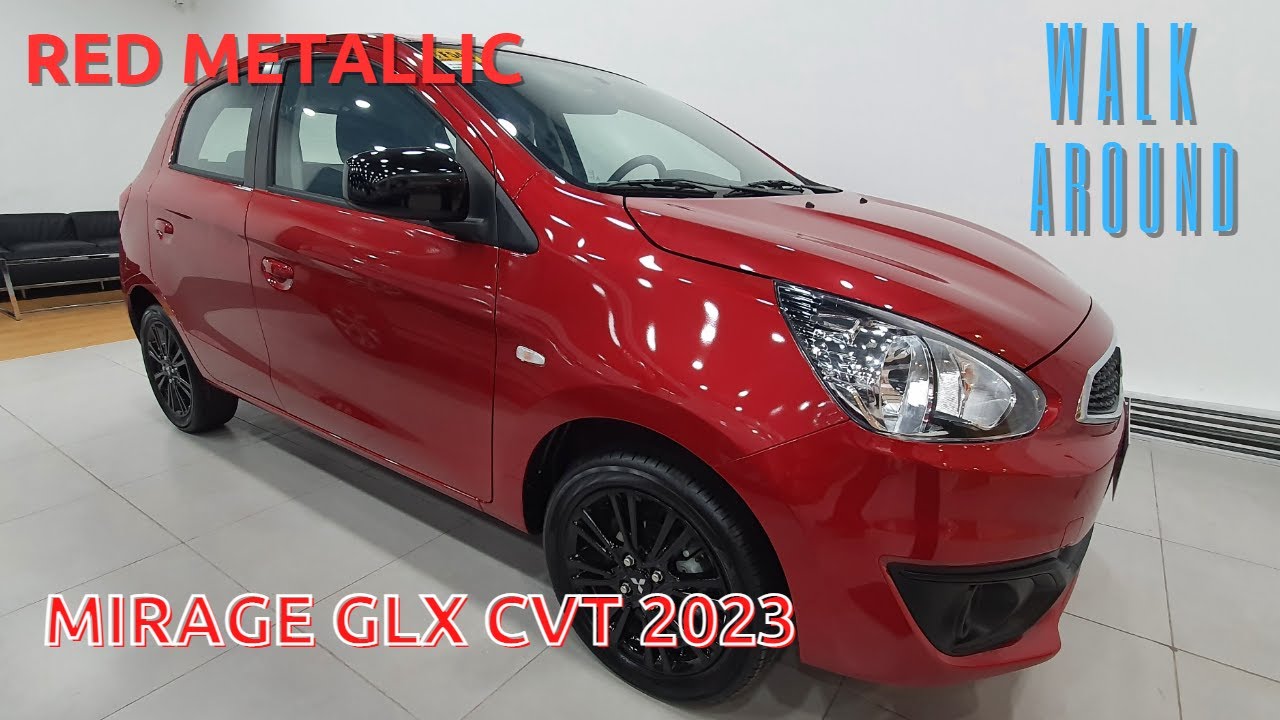 2023 Mitsubishi Mirage GLX CVT (Red Metallic) - YouTube