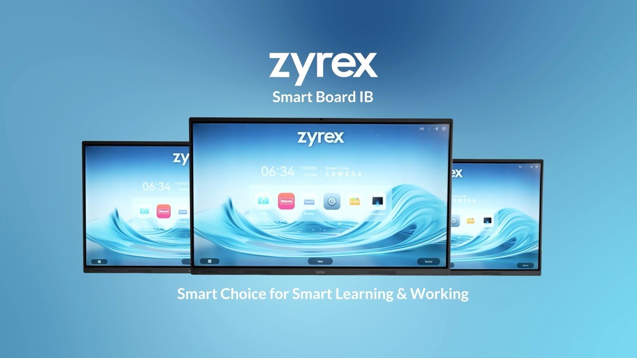 Zyrex Interactive Board - YouTube