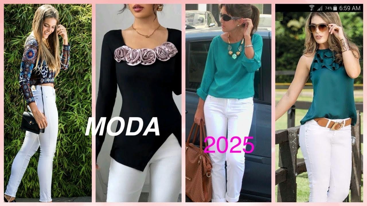 OUTFITS MODA MUJER 2025 ROPA BÁSICA Y SENCILLA TENDENCIAS 2025 | Ideas ...