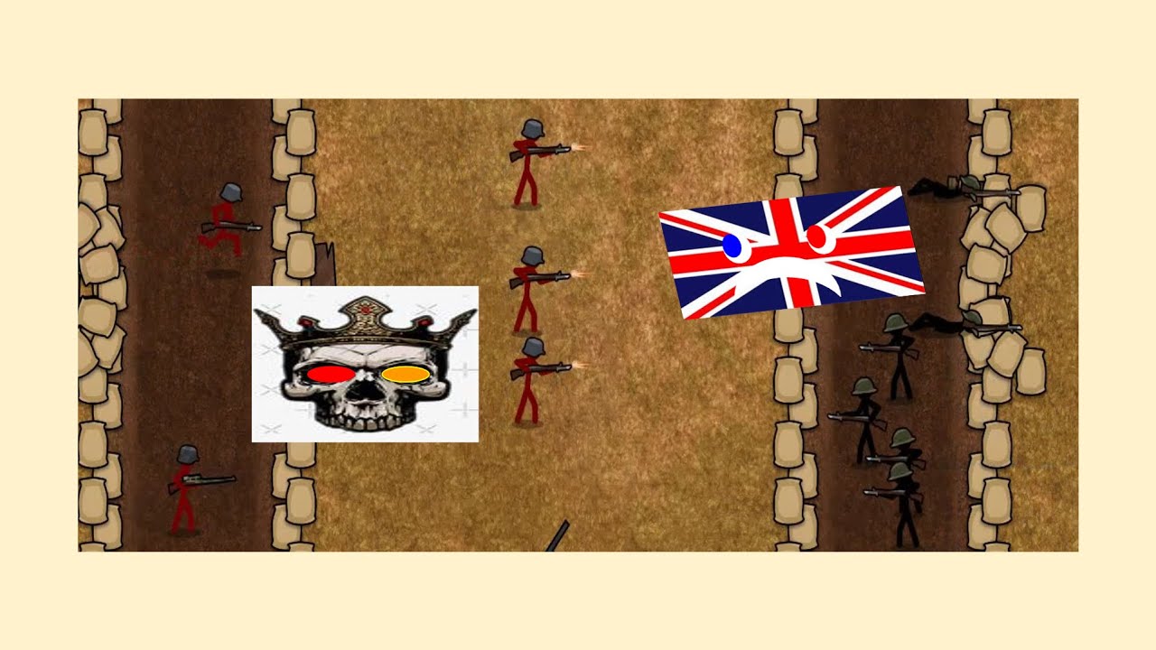 stickman trenches: can't believe we got an achievement/the British are ...
