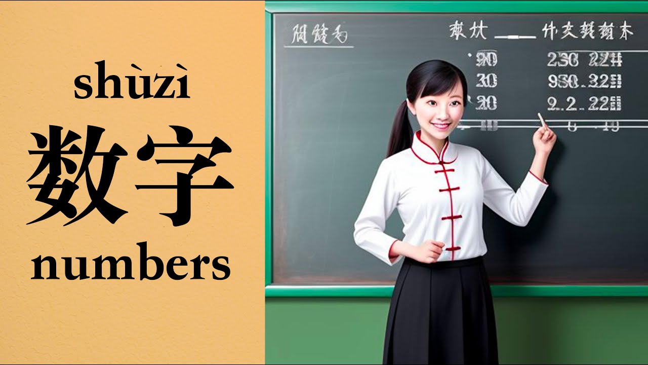 Simple Mandarin Chinese for Beginners: Numbers from 1 to 100 - YouTube