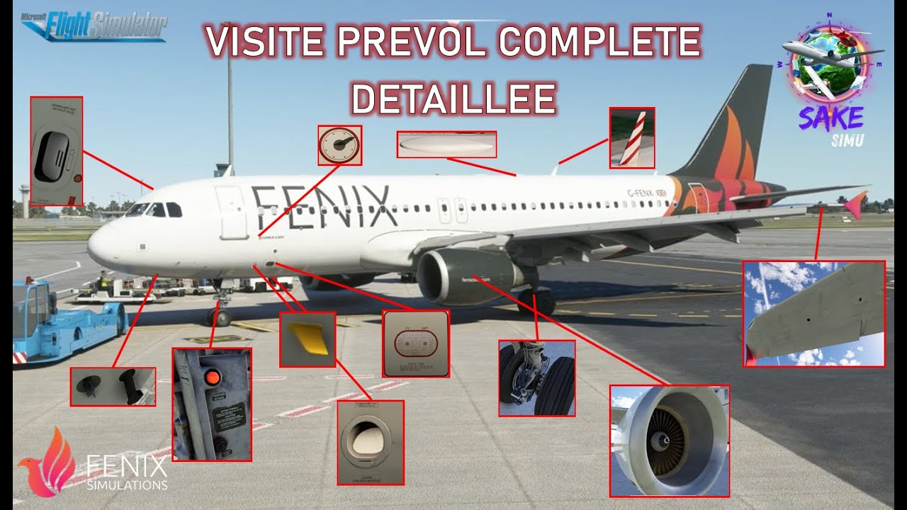 Visite extérieure / walkaround complet détaillé avec un pilote d'A320 ...