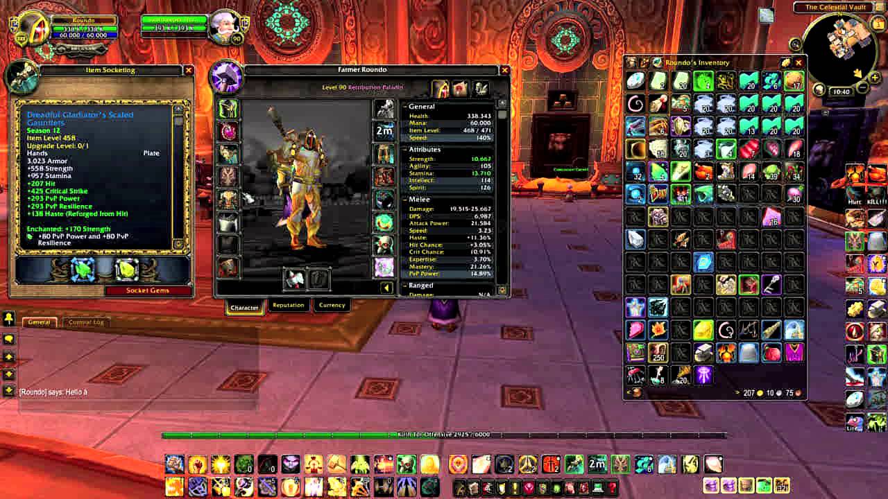 How to Insert a Gem in "WoW" : Advanced "WoW" Tips & Tactics - YouTube