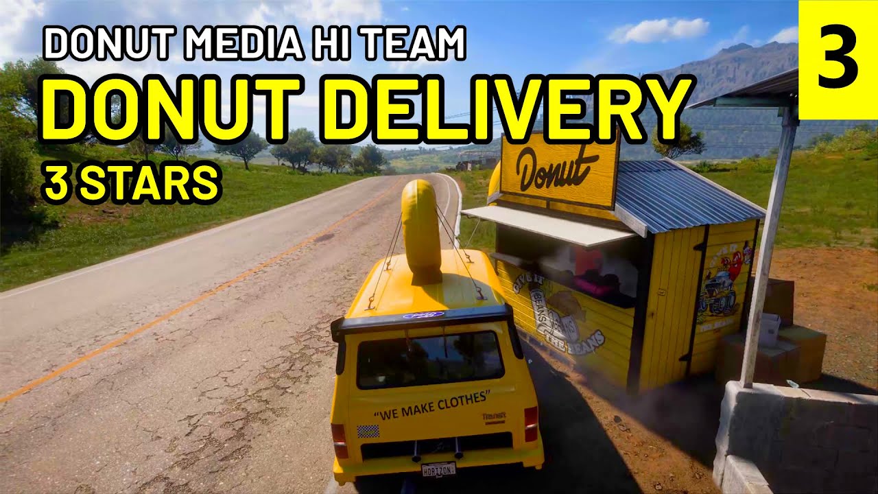 Forza Horizon 5 - Donut Delivery 3 Stars | Donut Media Hi Team - YouTube