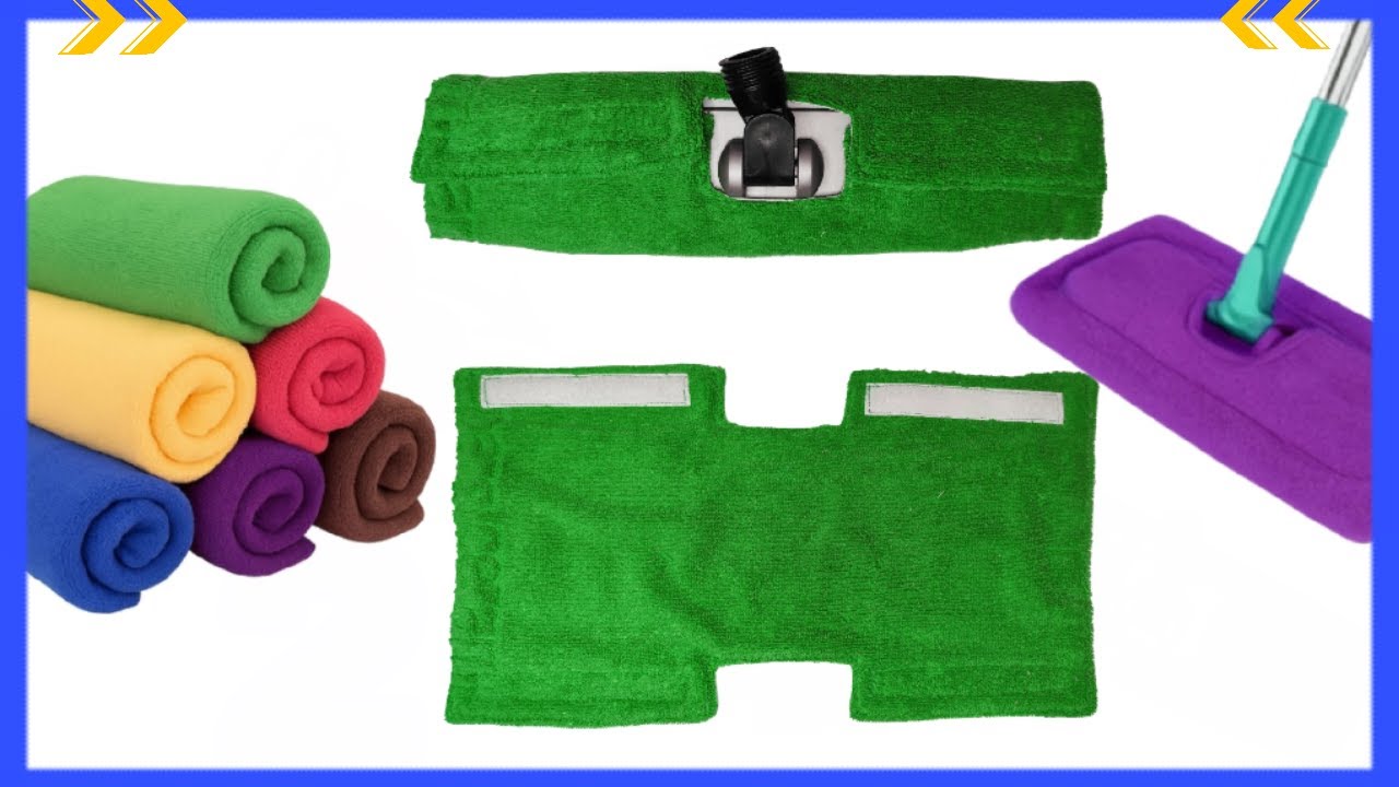 SAVE MONEY AND SEW REUSABLE MOP CLOTHS FOR YOUR HOME DIY 😉 - YouTube