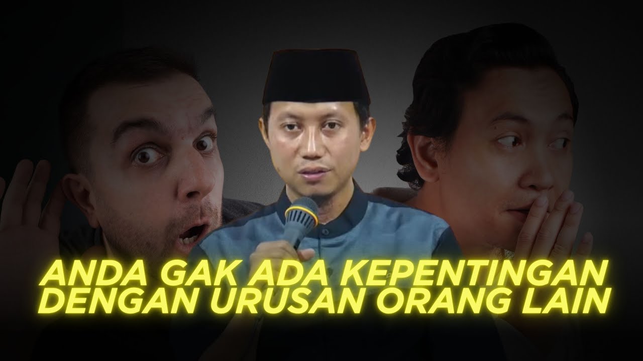 SIBUK SENDIRI DENGAN URUSAN ORANG PADAHAL MASALAH SENDIRI UDAH BANYAK ...