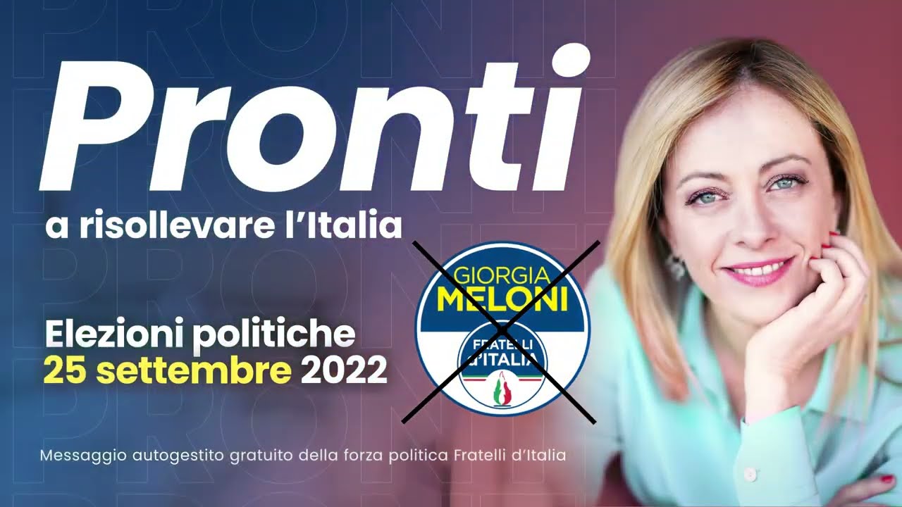 Noi siamo pronti a risollevare l’Italia. E voi? (30 secondi) - YouTube