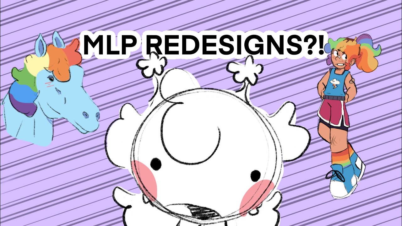 Redesigning the MLP main 6 in my style (part 1) - YouTube