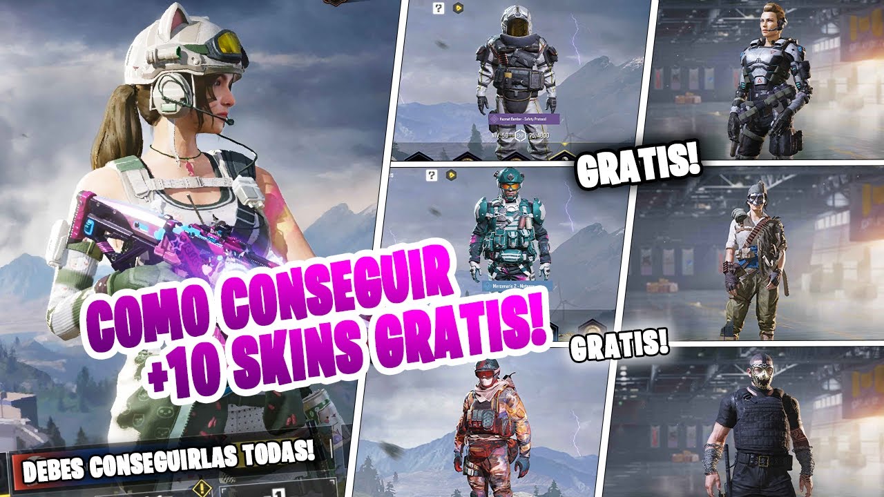 CONSIGUE 10 SKINS GRATIS DE ESTA TEMPORADA COD MOBILE | Dimitry - YouTube