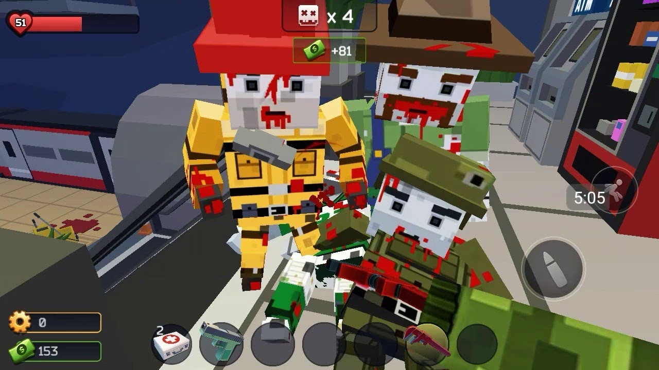Pixel Combat Zombies Strike / Square Zombies / Games Jokes # 8 - YouTube