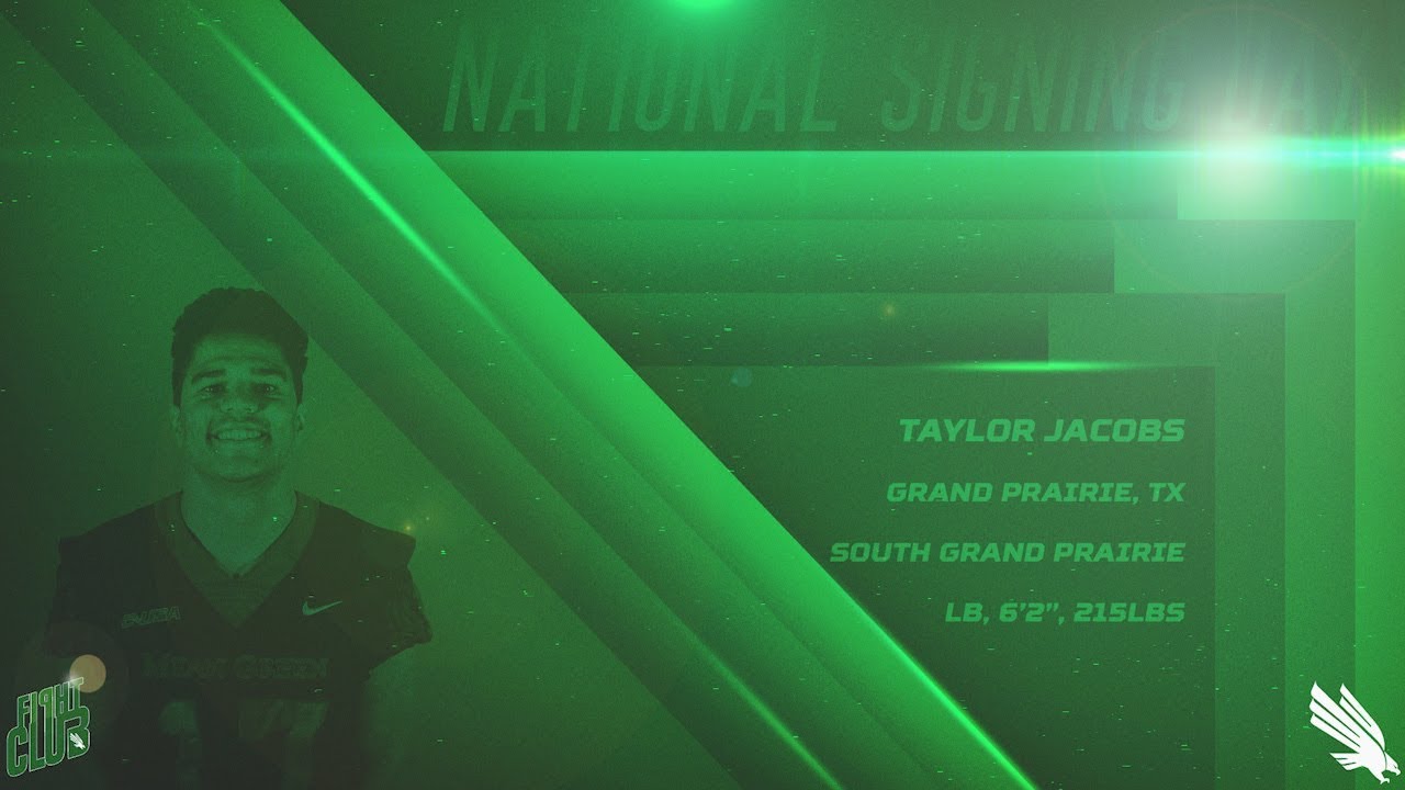 North Texas Football: LB - Taylor Jacobs NSD 2018 - YouTube