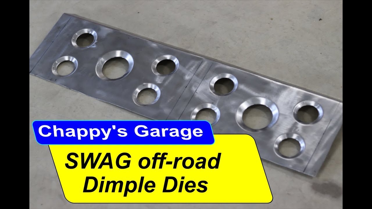 SWAG off-road dimple die set - YouTube
