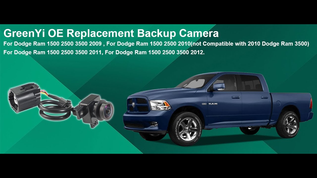 56054041AD Rear View Backup Camera Fit for Dodge Ram Truck 1500 2500 ...