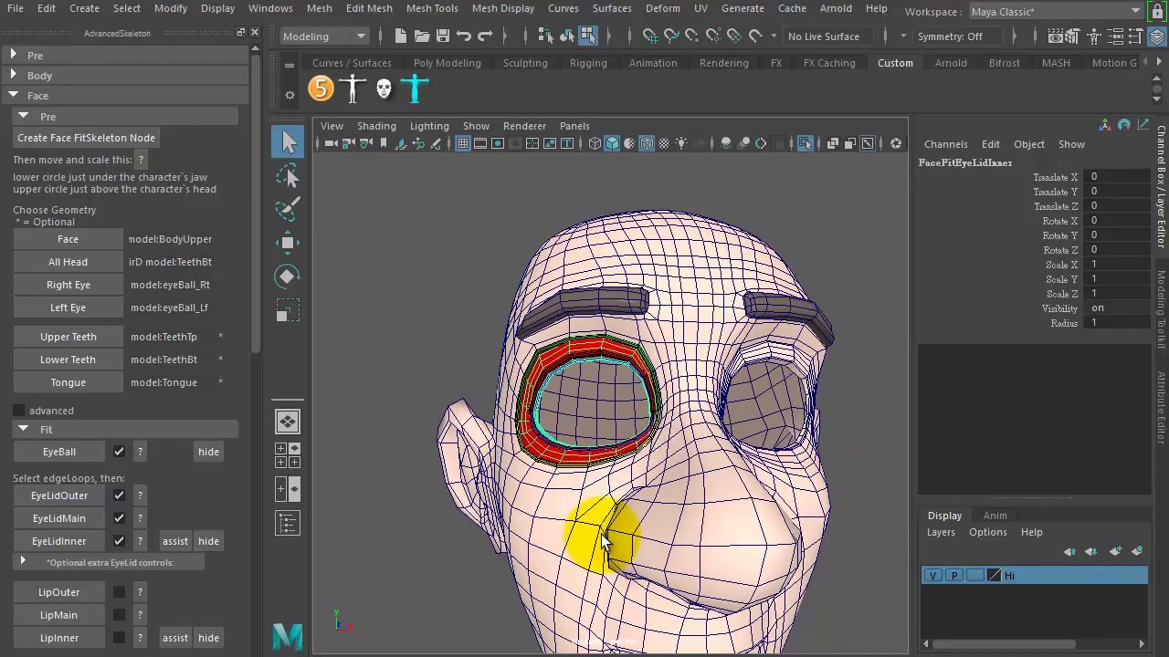 Face Rigging - 04 Eyelid - YouTube