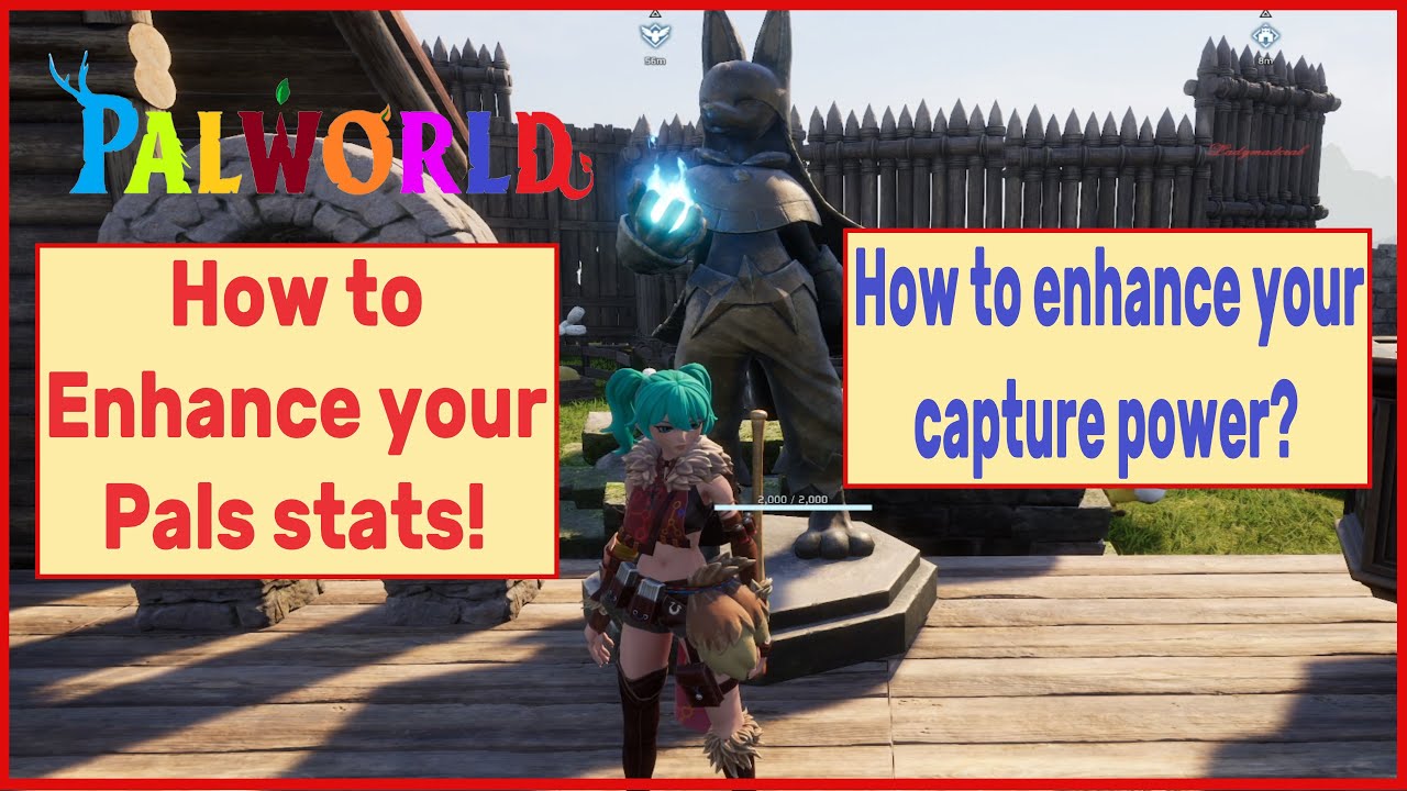 How to enhance your capture power & your Pals Stats PALWORLD - YouTube