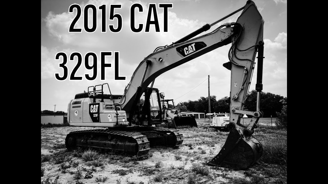2015 CAT 329F EXCAVATOR - YouTube