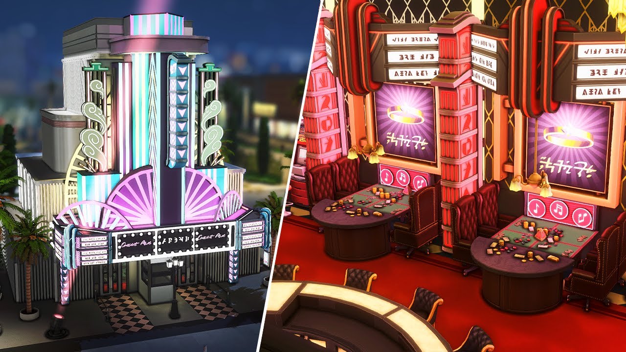 NOVO KIT - CASSINO (SEM CP) - The Sims 4 Décor to the Max Speed Build ...