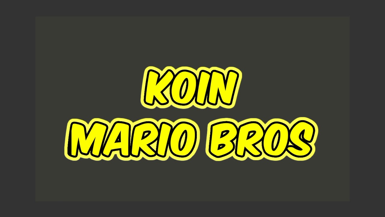 Efek Suara Koin Mario Bros - YouTube