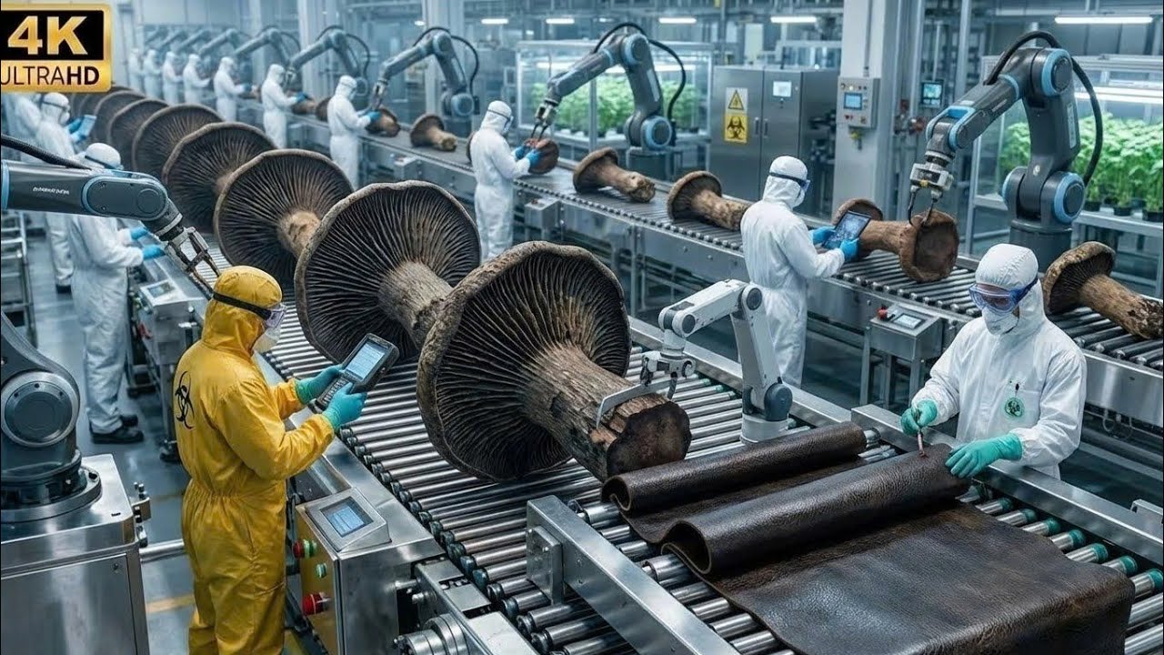 World’s First Leather Grown From 40-Million-Year-Old Extinct Mushroom ...