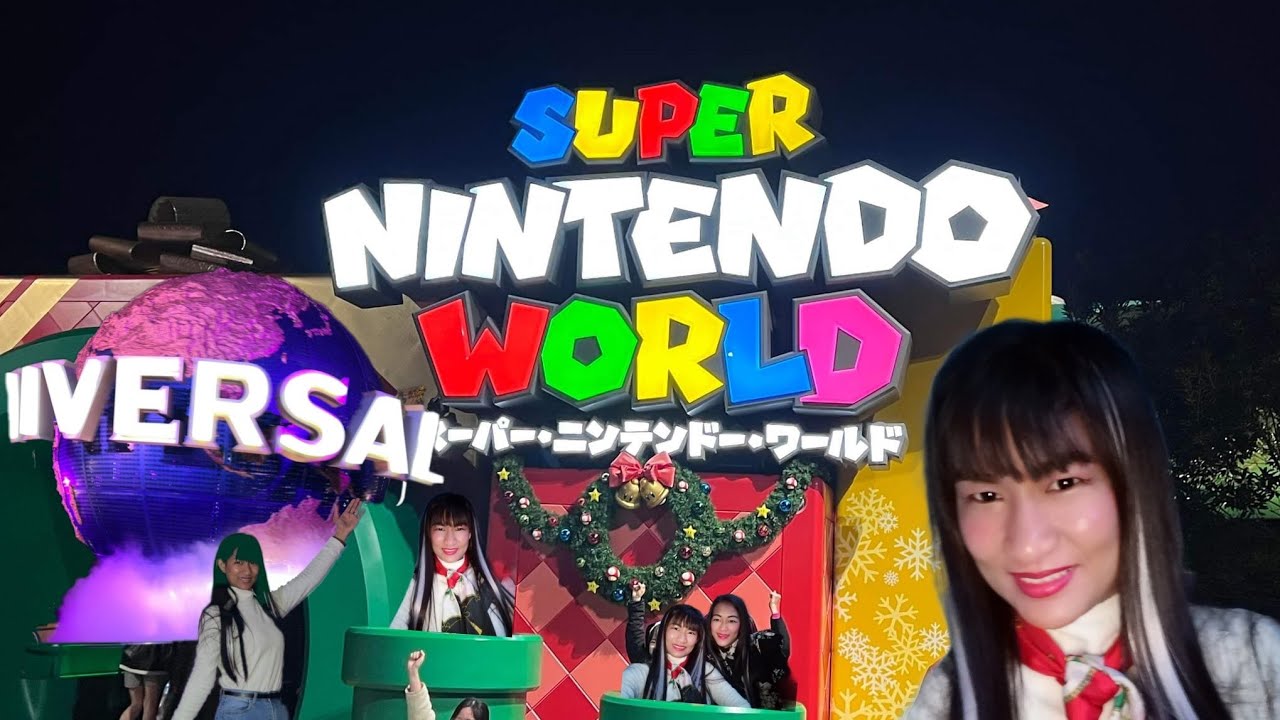 Universal Studios Japan|| Super Nintendo World 1 Full Rides - YouTube