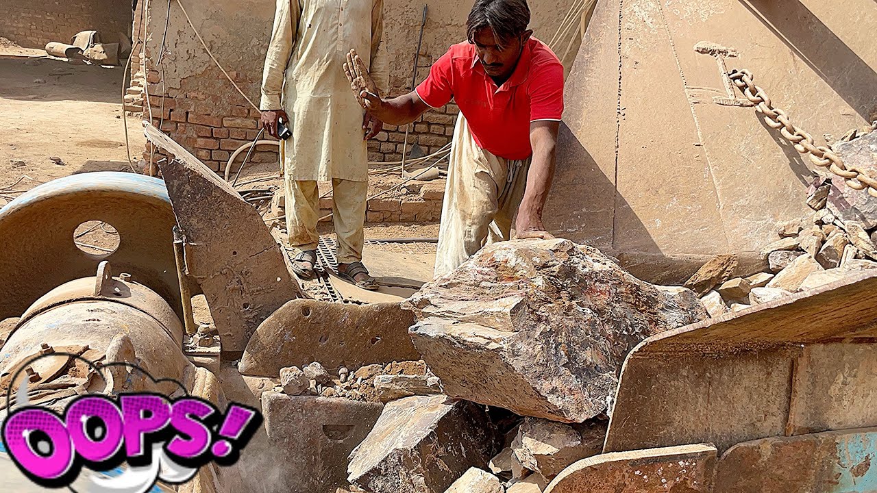 "PLAYING with GIANT Rocks! ASMR Rock Quarry CRUSHING Operations ...