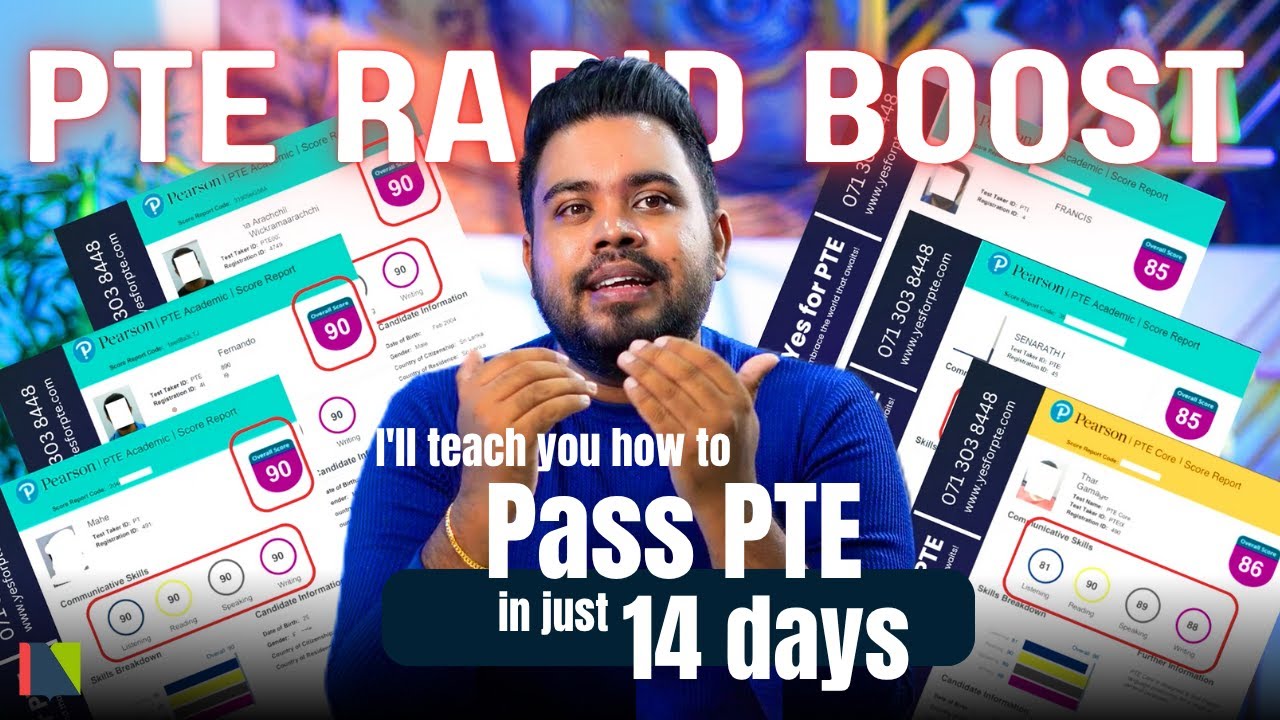 PTE Rapid Boost Course - Score 79+ in 14 days | Yes for PTE Sri Lanka - YouTube