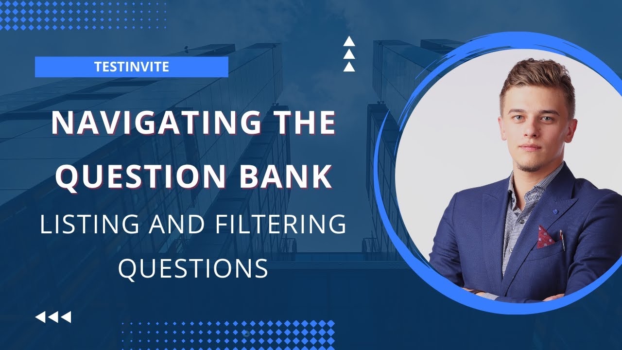 Navigating the question bank: Listing and filtering questions - YouTube