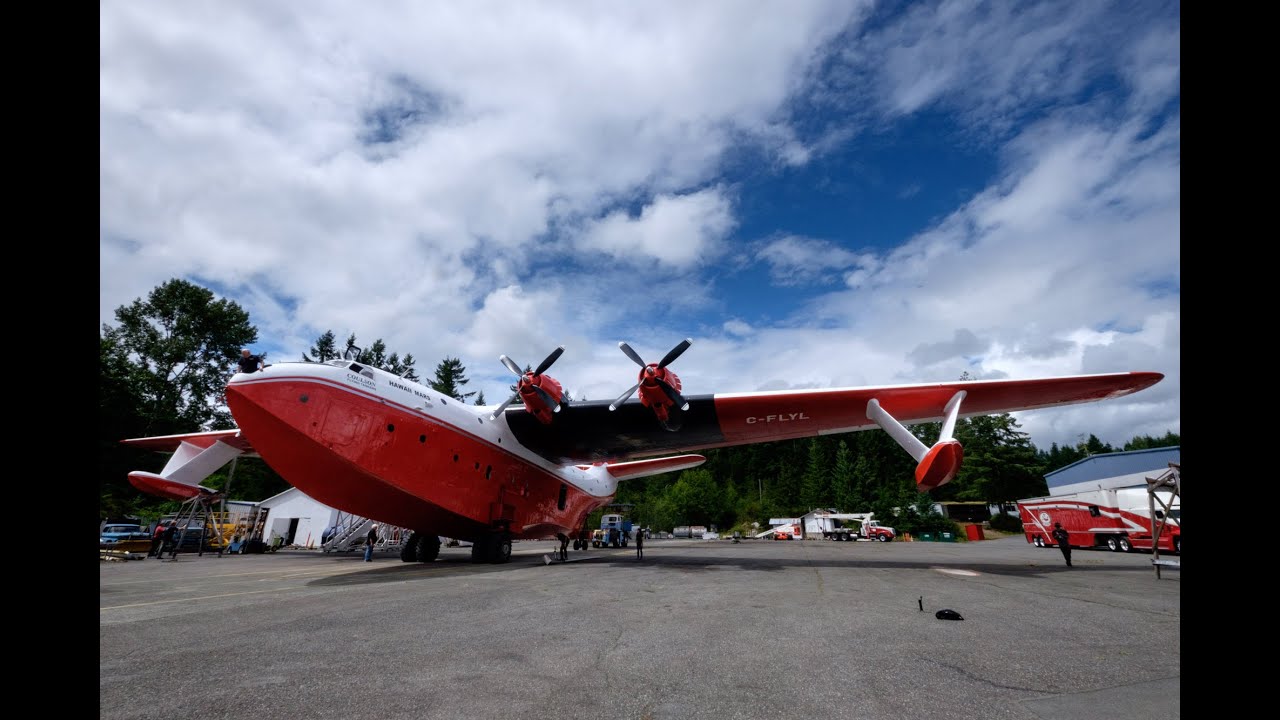 Launching the Martin Mars. - YouTube