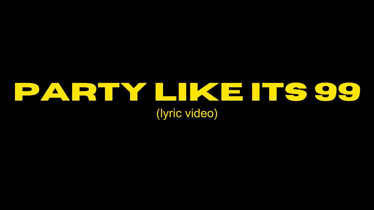 PARTY LIKE ITS 99 - G11O (official visualizer lyric video) - YouTube