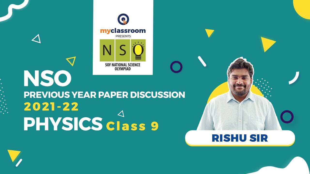 NSO Physics Class 9 Previous Year Paper | #nsophysics - YouTube