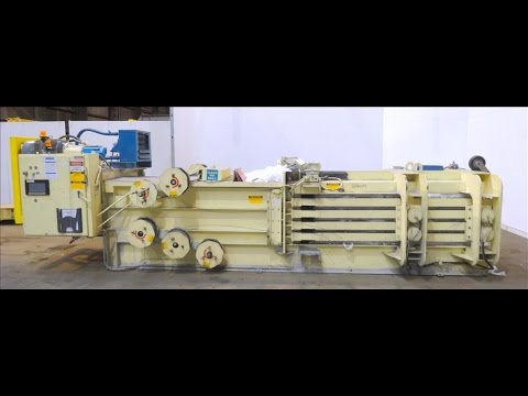 Used- Balemaster Horizontal Auto Tie Baler - stock # 46482003 - YouTube