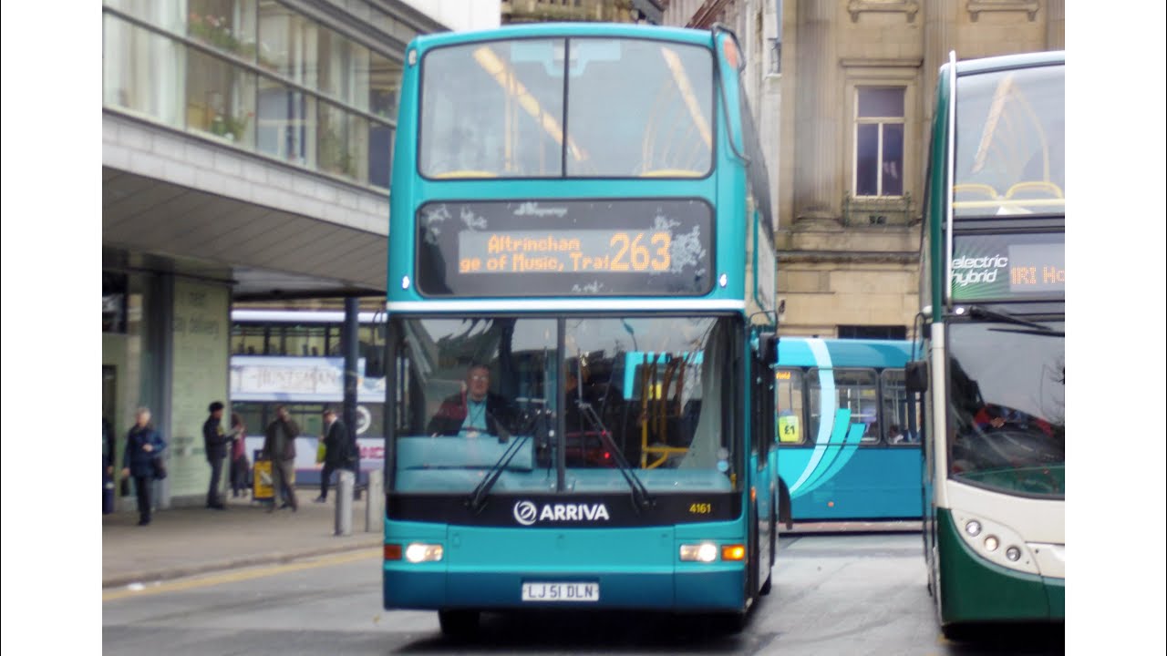 Arriva North West Plaxton President DAF DB250 4161 LJ51 DLN - YouTube
