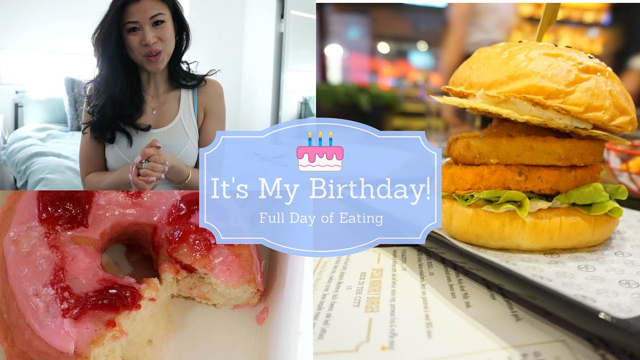 Full Day of Eating: Birthday Edition | Full Leg Workout - YouTube