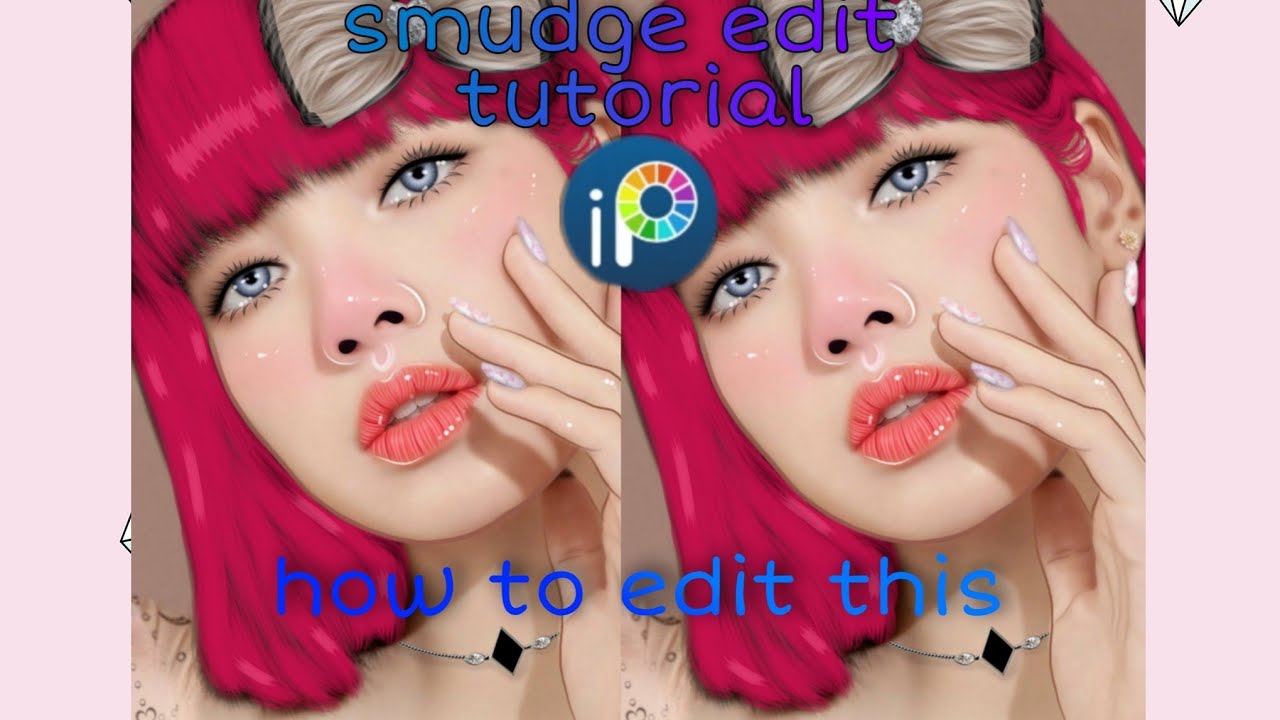 smudge edit tutorial with brushes code's too🤫 | lisa from blackpink # ...