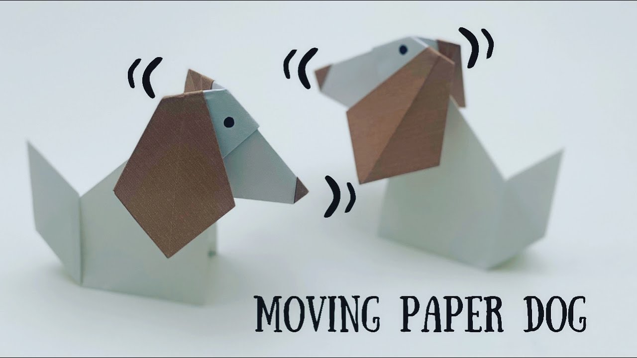 Paper Dog Craft / How to Make Dog With Paper At Home / Paper Craft ...