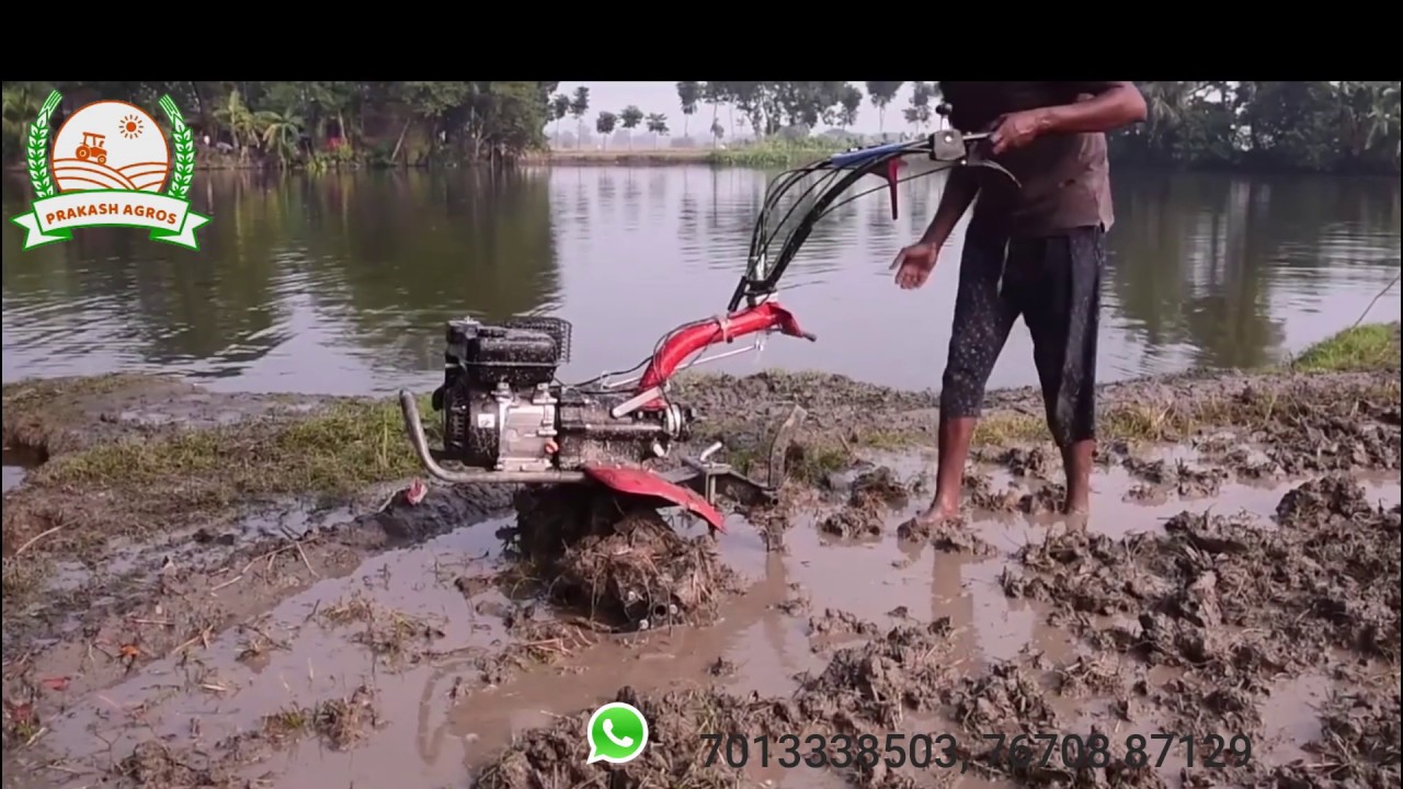 రొటో టిల్లర్ / Puddling Machine - YouTube