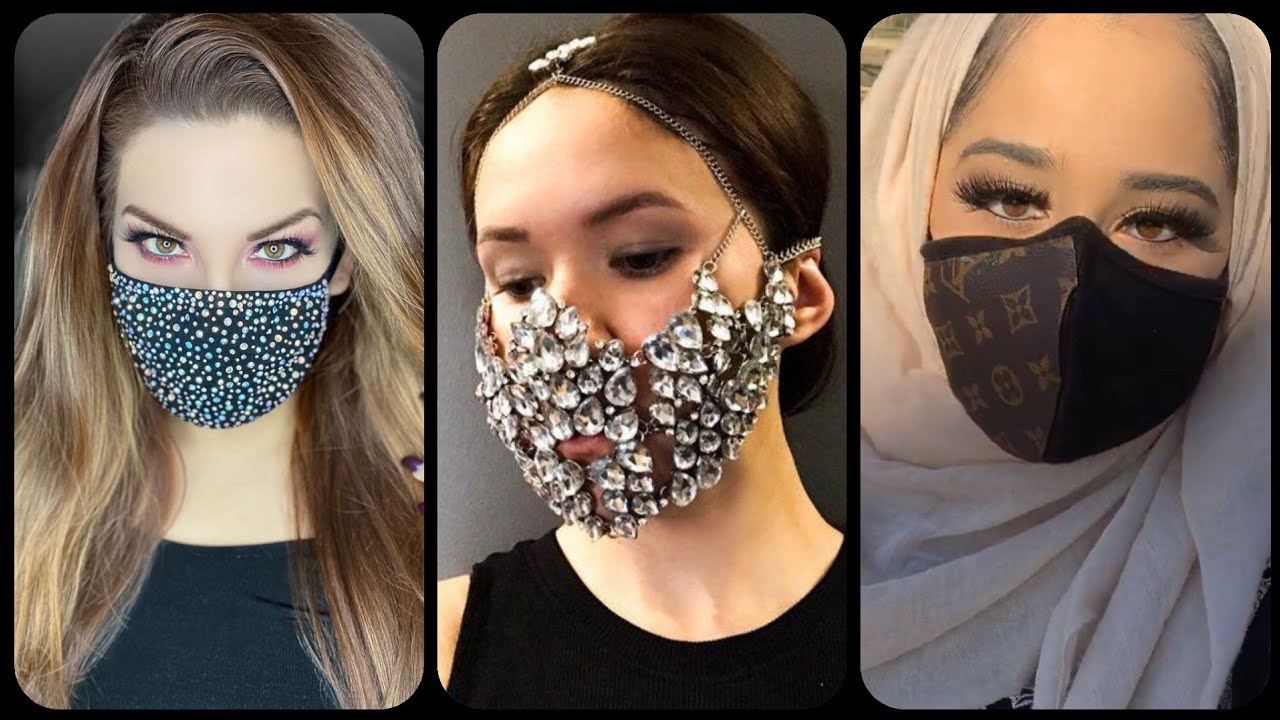 DiY #Surgical Face Mask ,#Fancy Face Mask For Girls,#Corona Face Mask ...