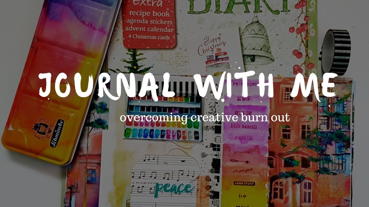 Journal with me - overcoming creative burn out - YouTube