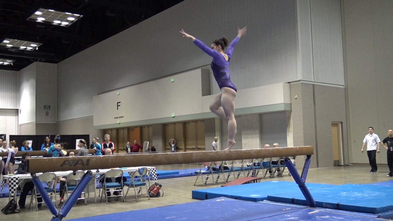 Heather Hendrickson, St. Charles | L10 Beam 2017 Region 5 Championships ...