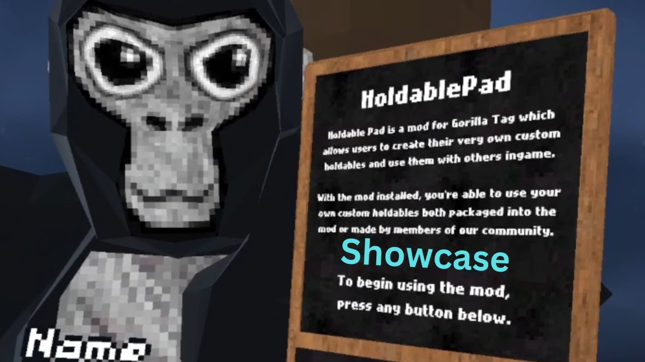 Gorilla Tag HoldablePad Mod Showcase - YouTube