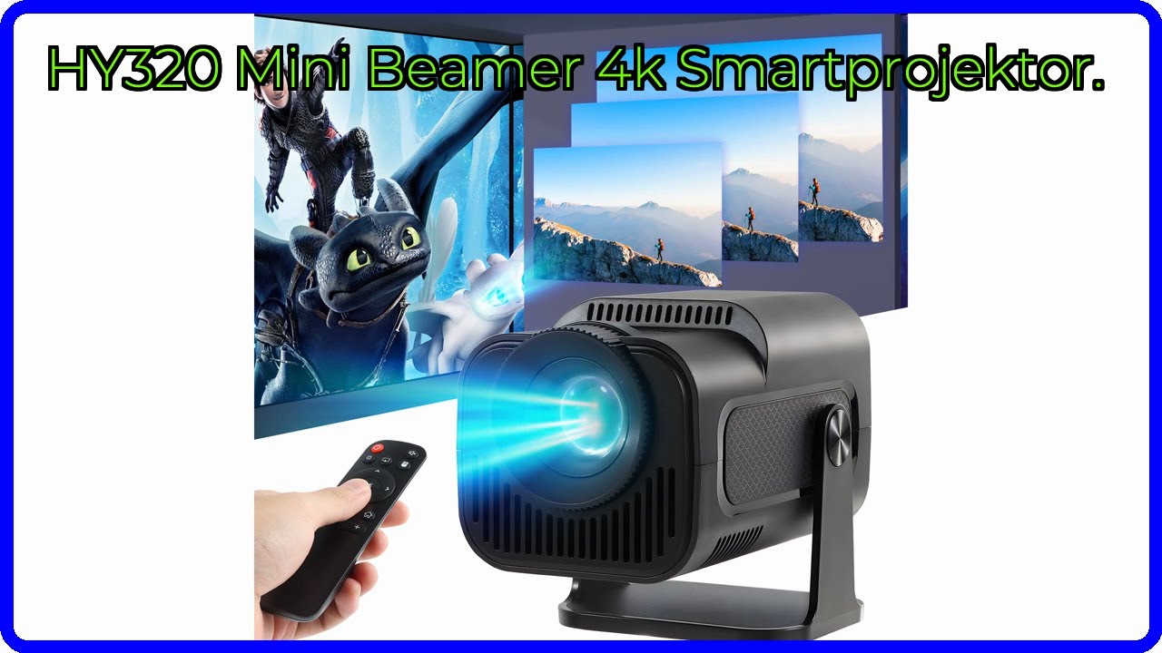 BEWERTUNG (2025): HY320 Mini Beamer 4k Smartprojektor.. WESENTLICHE ...