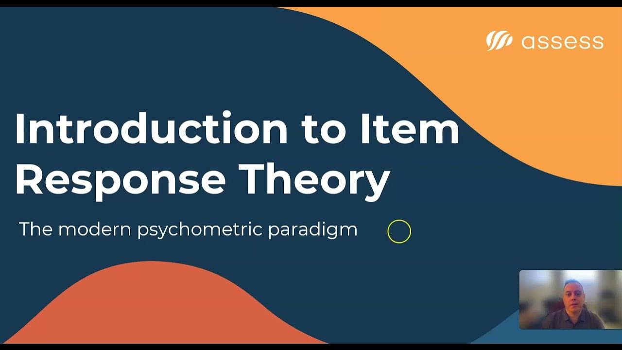 Bite-Sized Psychometrics: Introduction to Item Response Theory - YouTube