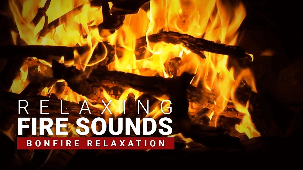 Bonfire Relaxation: 1-hour Bonfire Sounds 🔥 Cozy Campfire 🔥 Relaxing ...