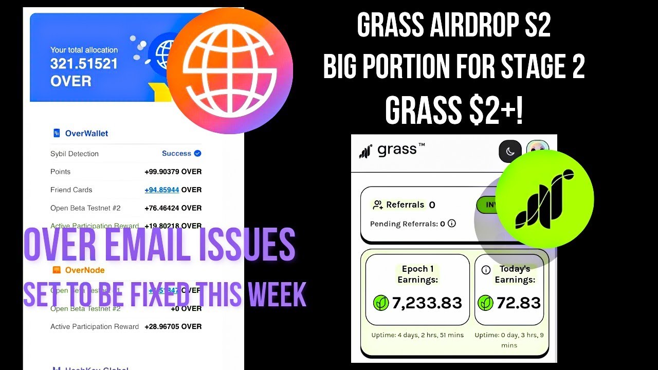 Grass Airdrop S2... $170M+ Up for Grabs| Over Airdrop Allocation Live ...