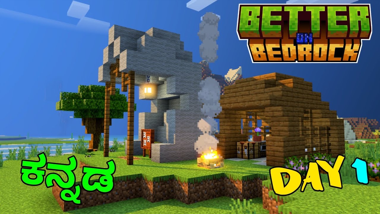 Minecraft Better On Bedrock EP-1 | Getting Started in A Better World ☺️😁🥳 - YouTube