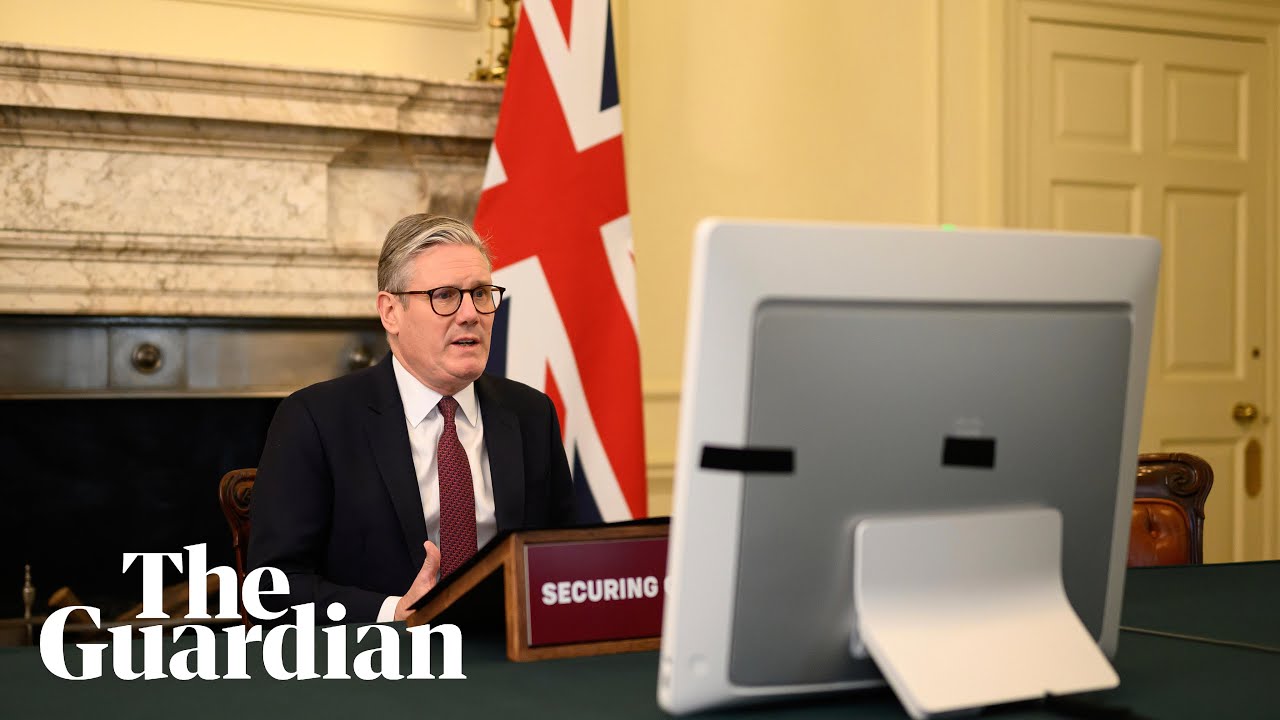 Starmer holds press conference following virtual call in support of ...