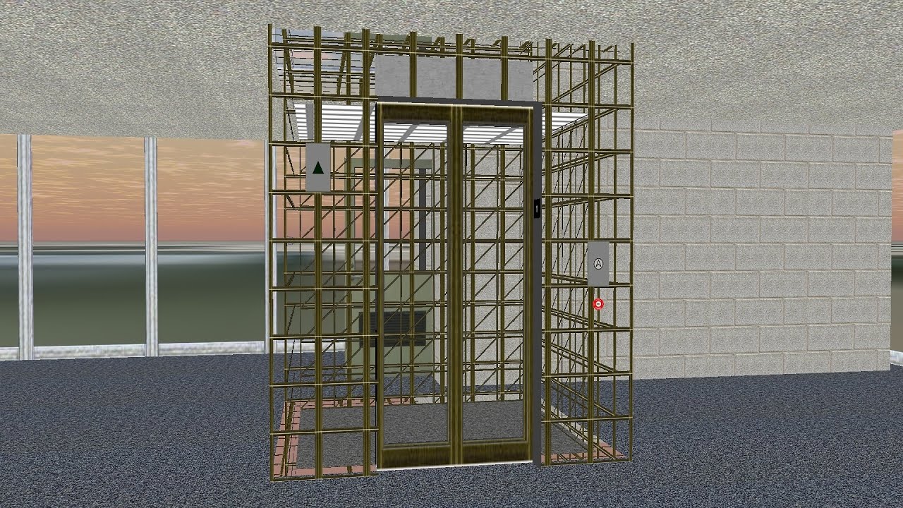Skyscrapersim , Simple - Double Decker - Glass Lift - YouTube
